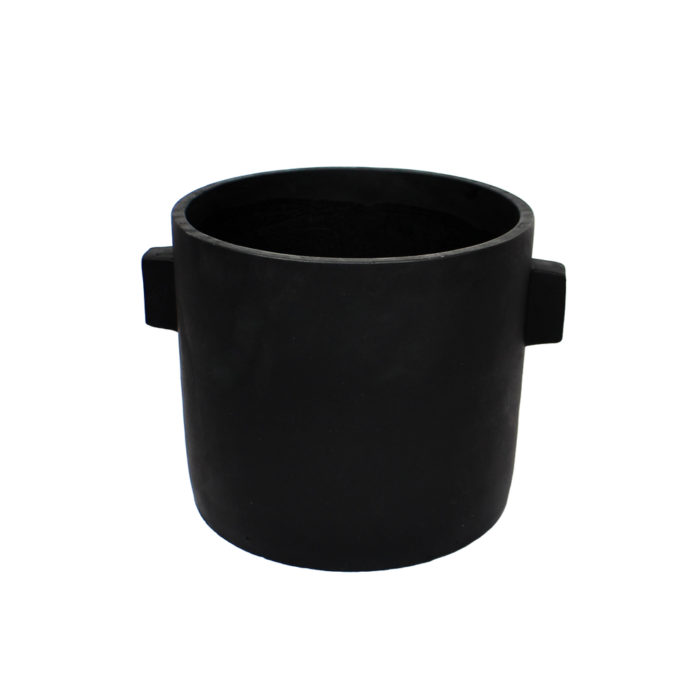 Concrete Ears Pot - Black D19cm – The Archway Planter